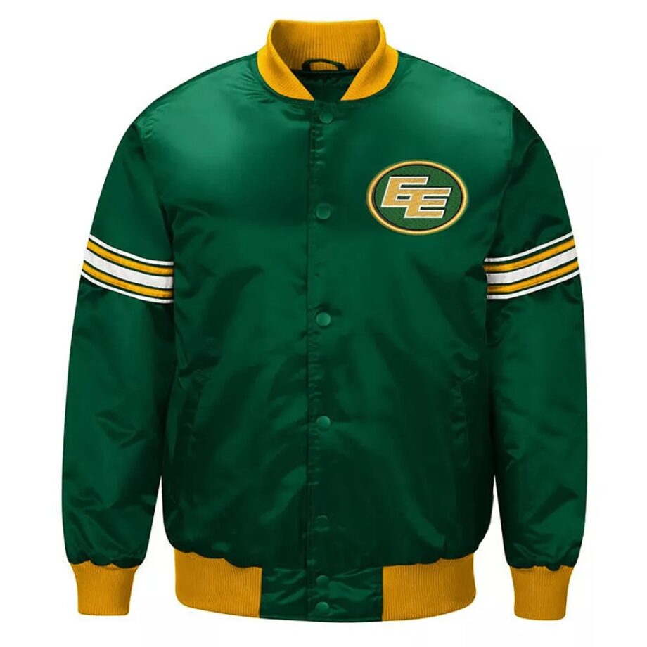 Edmonton Elks Draft Pick Satin Jacket - Thejacketpro